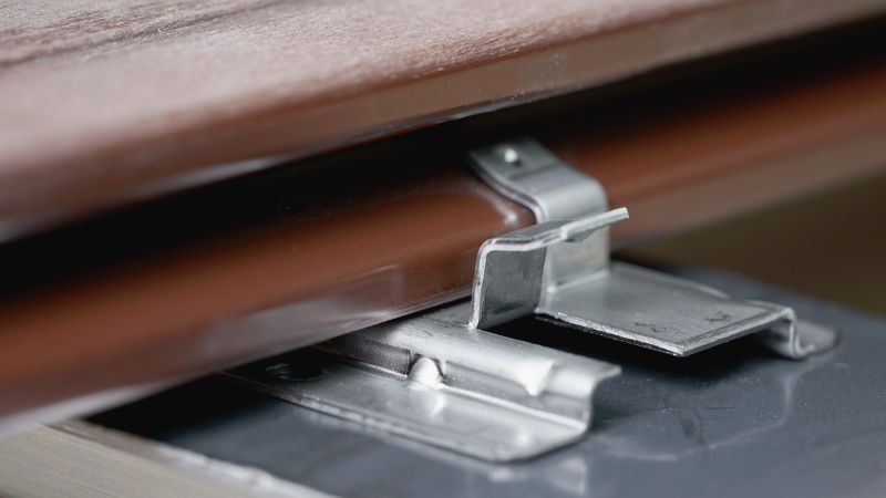 Buy PRIME WPC terrace clip silver 4mm with screws 100 pieces including ...